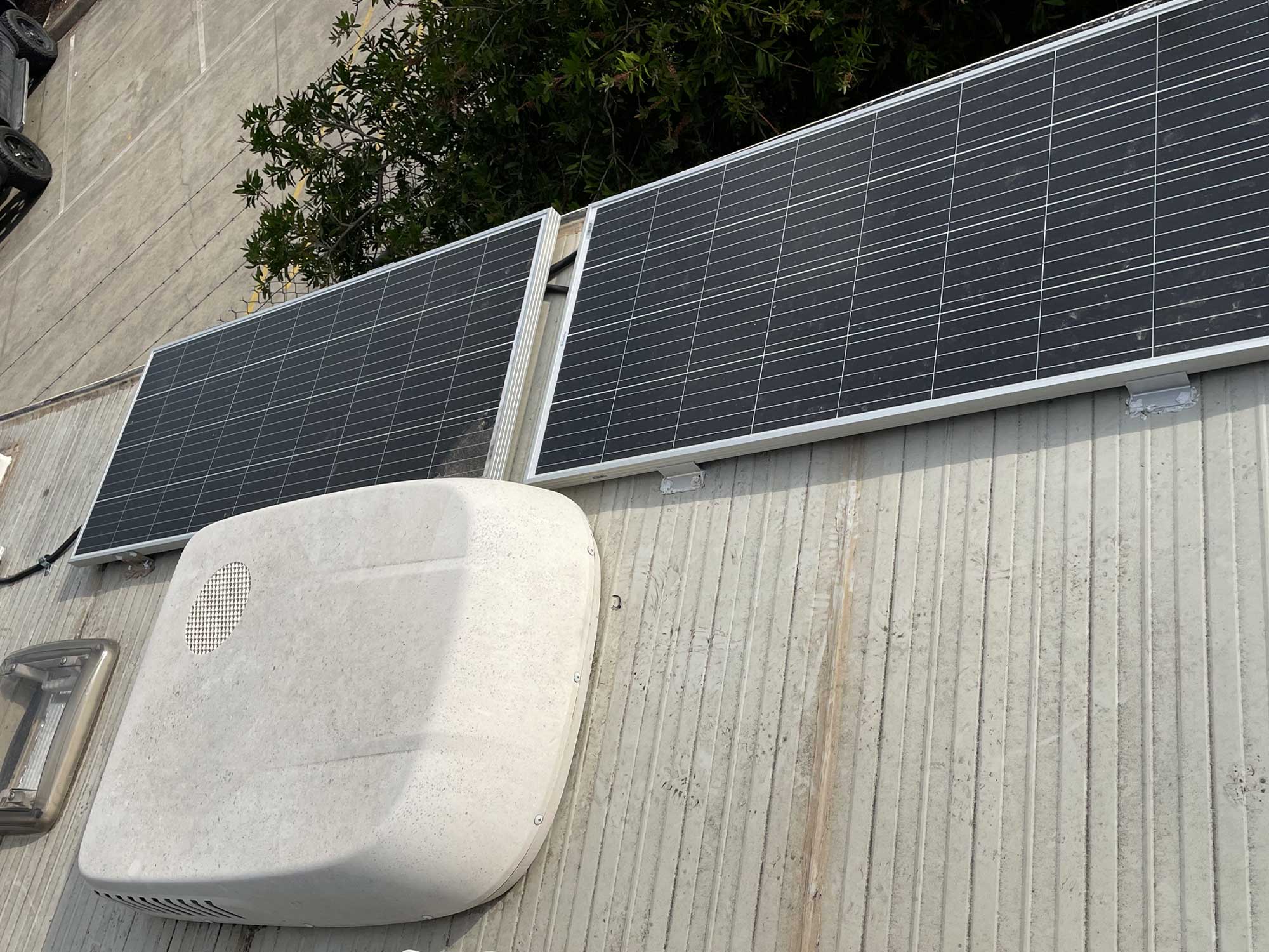Caravan Solar Power Installation