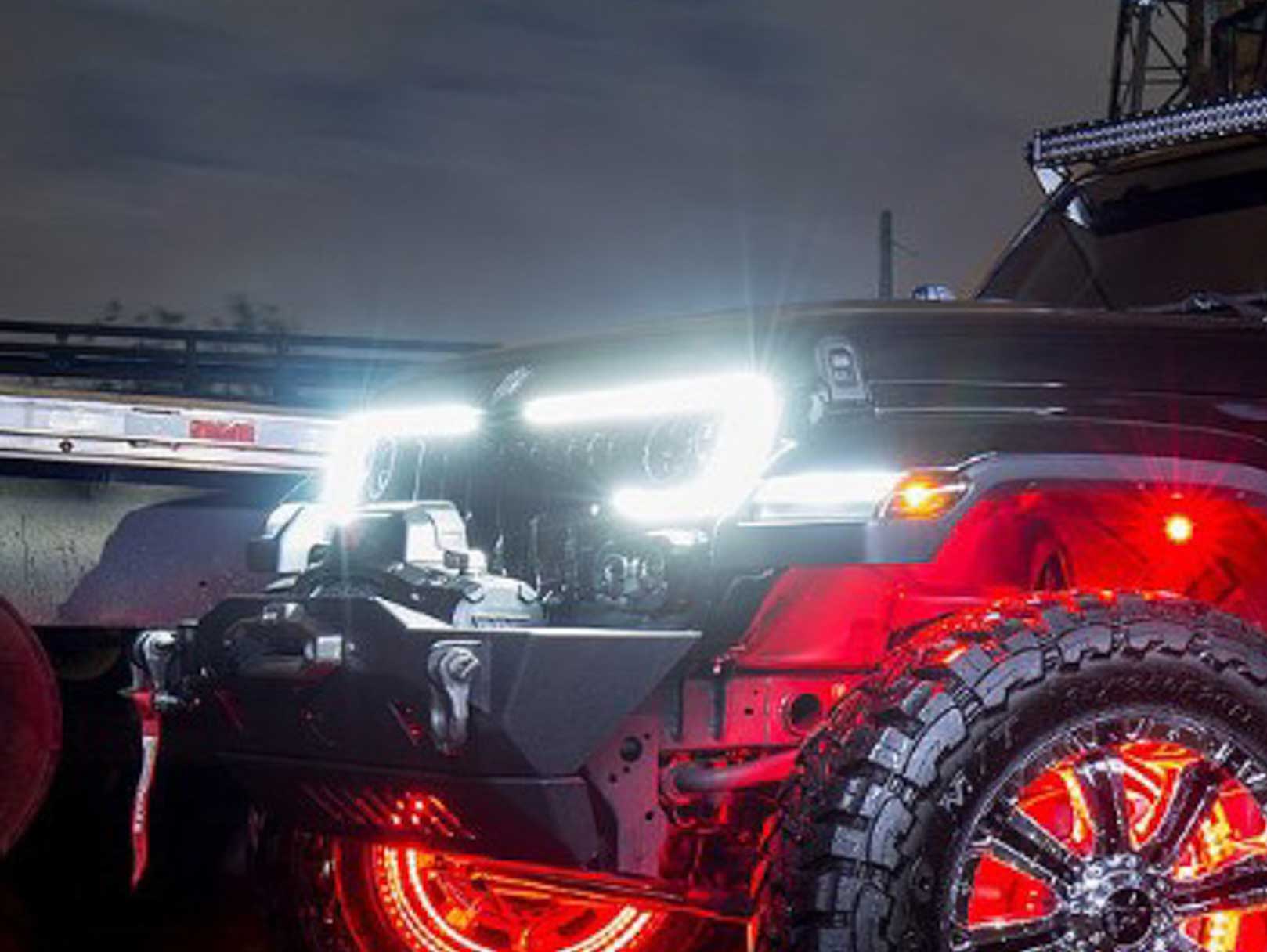 Rear vision and electrical services for cars and caravans