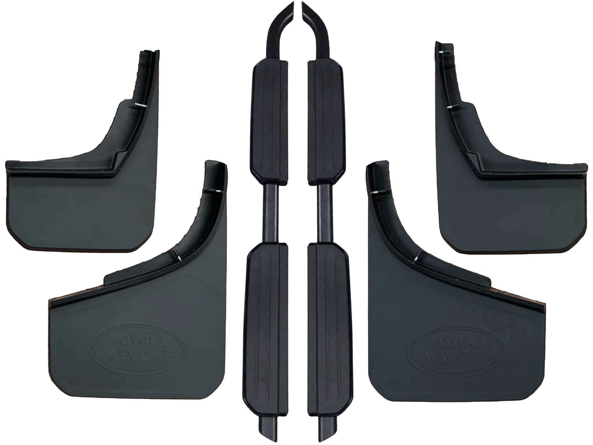 Installing Mudflaps and Side Steps on a Land Rover Defender 300